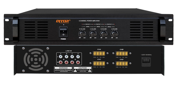 S-4180W 四通道功率放大器-帝拓音频系统